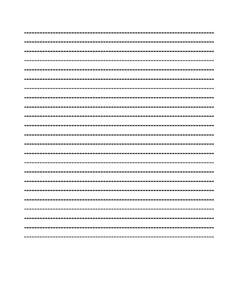 Lined Paper Document | PDF
