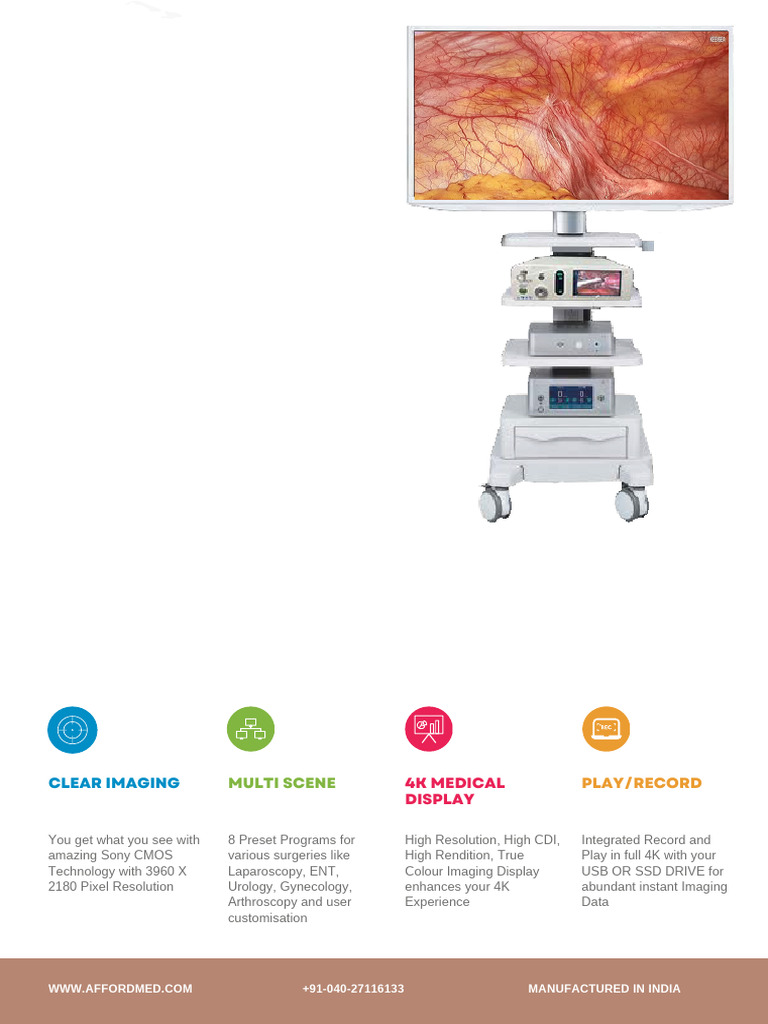 Affordmed Endo 4K System | PDF | Display Resolution | Hdmi