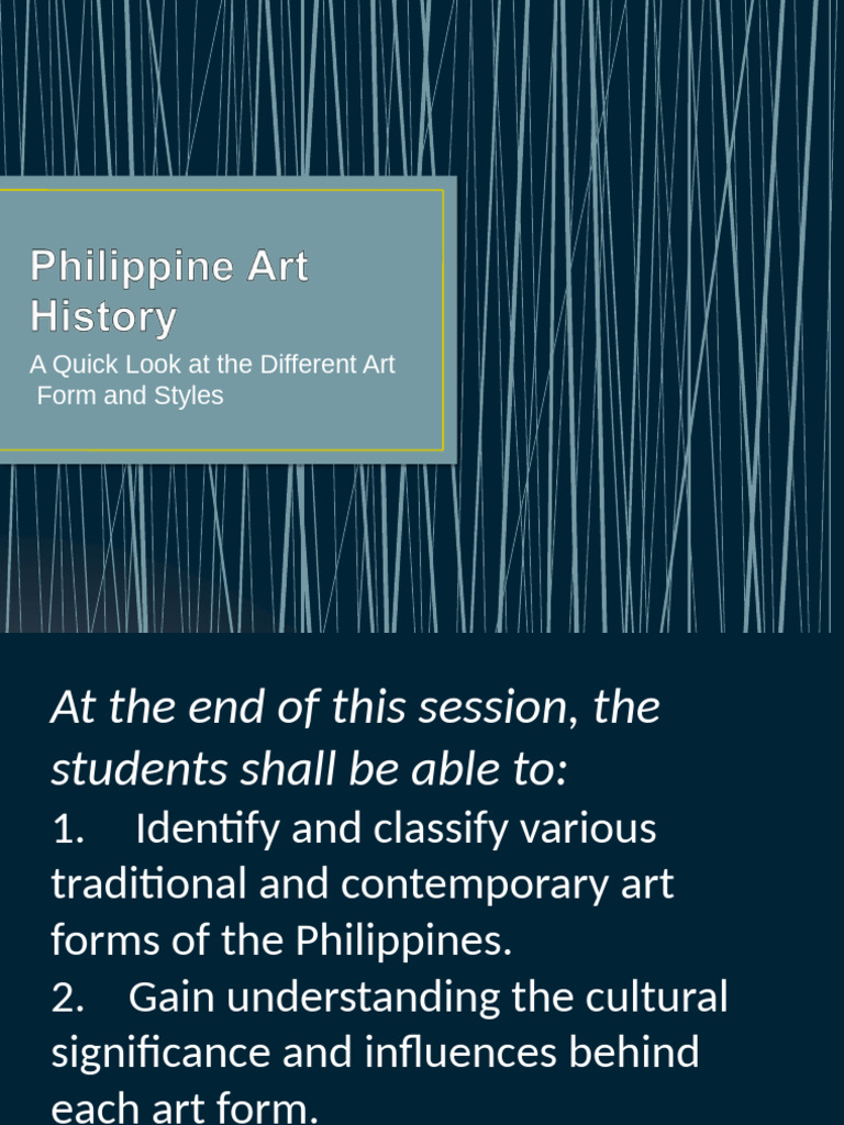 2 - History of Phil. Art | PDF | Philippines | The Arts
