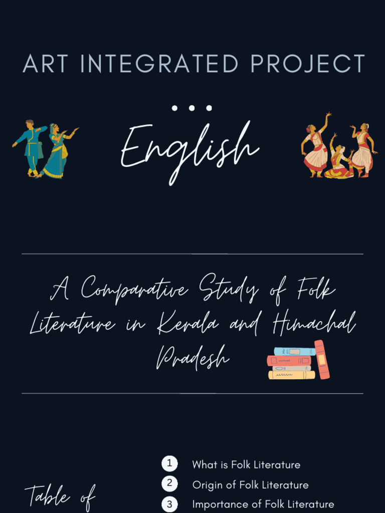 English Art - Integrated Work Presentation | PDF | Folklore | Oral ...