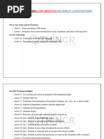 Complete Articles of Indian Constitution | PDF | Government | Legal ...