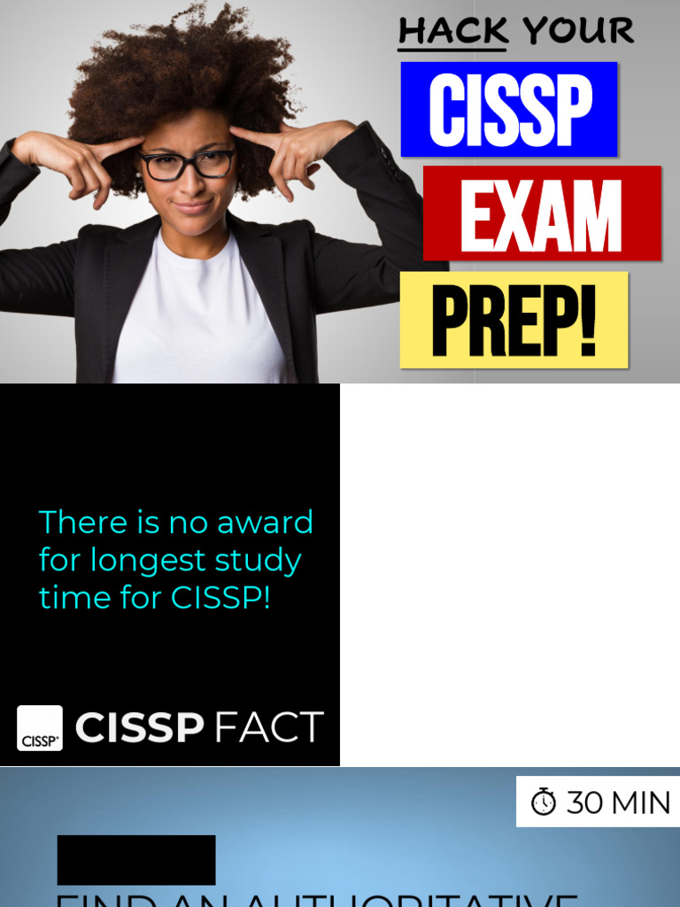 Cissp Exam Prep Time Saving Strategies Pdf Qualifications