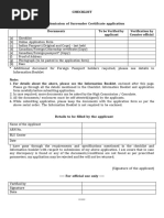 Checklist and Information Booklet For Surrender Certificate | PDF ...