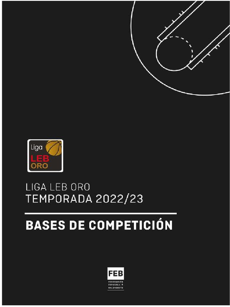 Normativa Liga LEB Oro y Copa Princesa | PDF | la Liga | Documento de ...