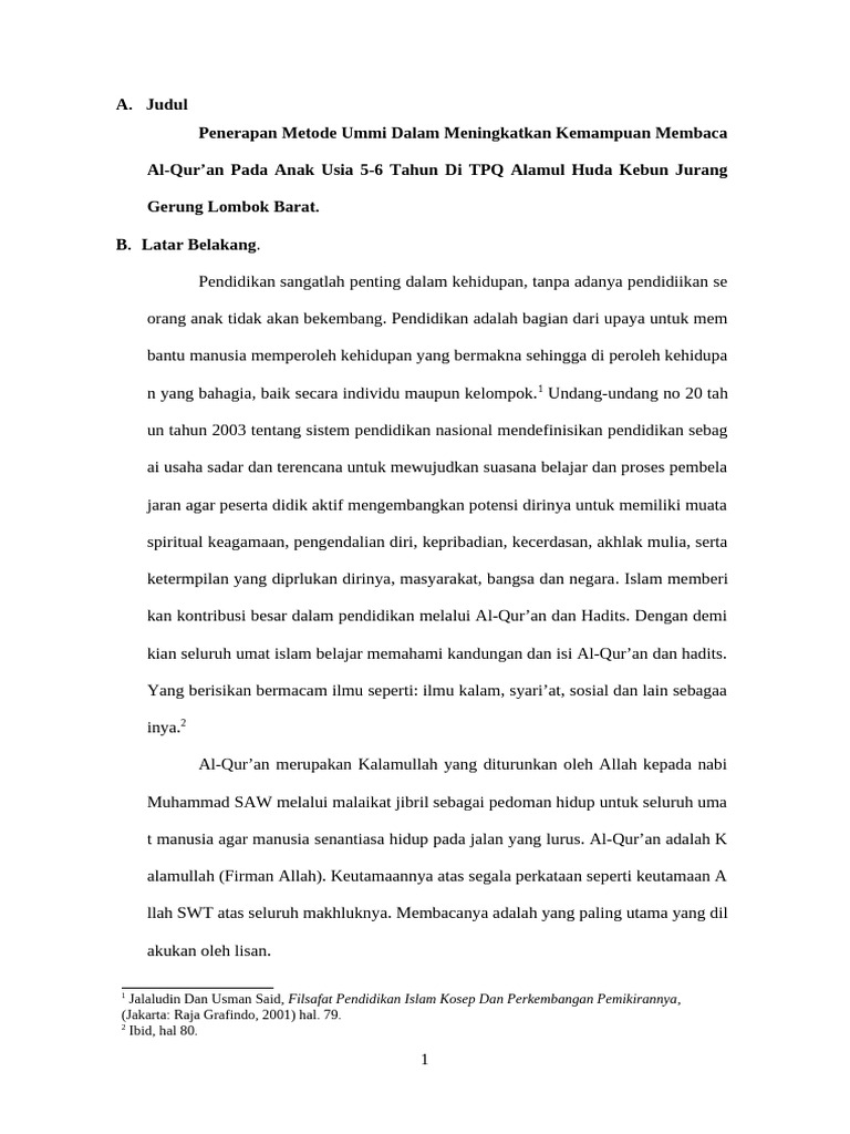 Proposal Siap Print | PDF