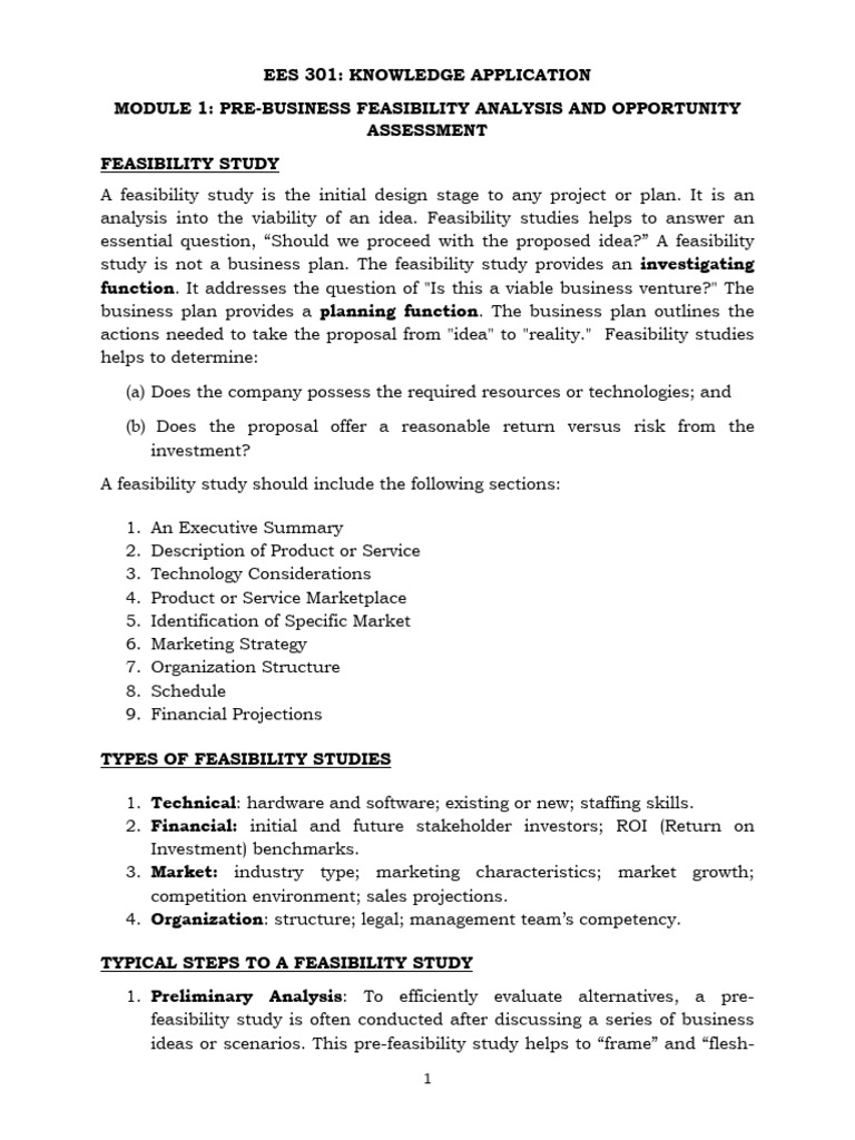 230838 | PDF | Feasibility Study | Swot Analysis