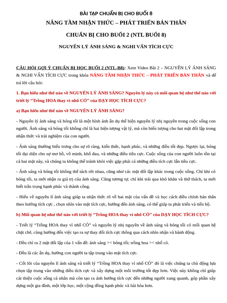 7 Ntl b i t p Chu n b Cho Bu i 8 Ptbt | PDF