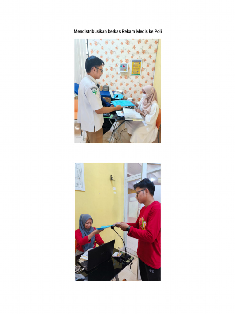 3.distribusi Berkas Rekam Medis Ke Ruang Poli | PDF