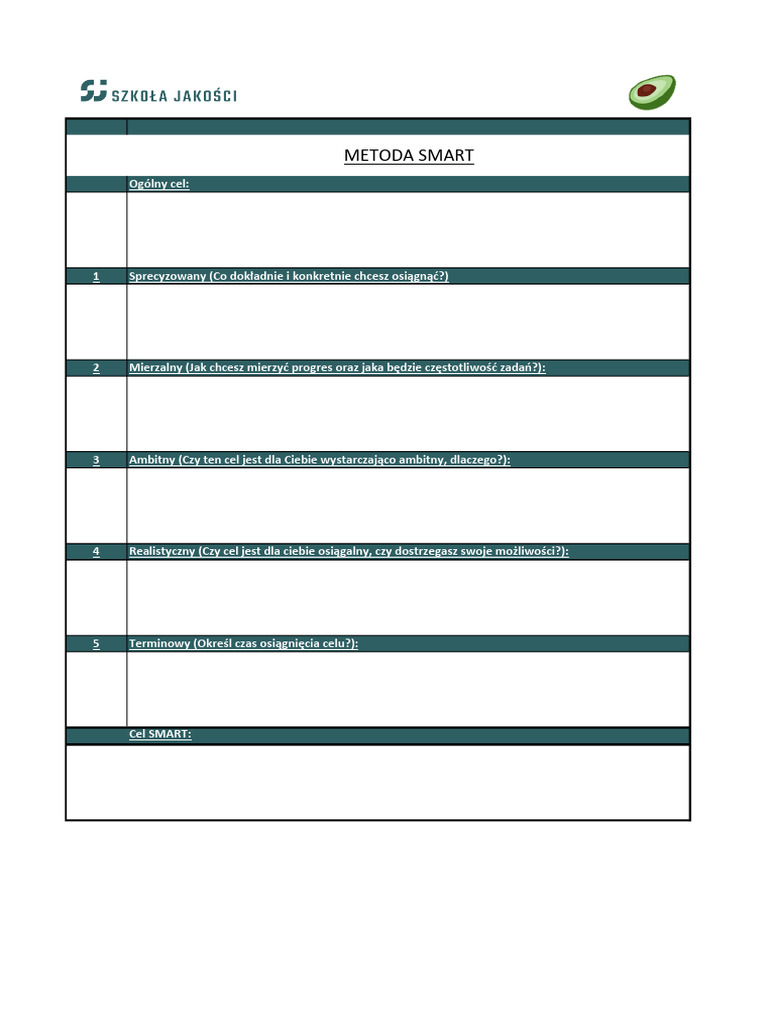 Metoda SMART PDF | PDF