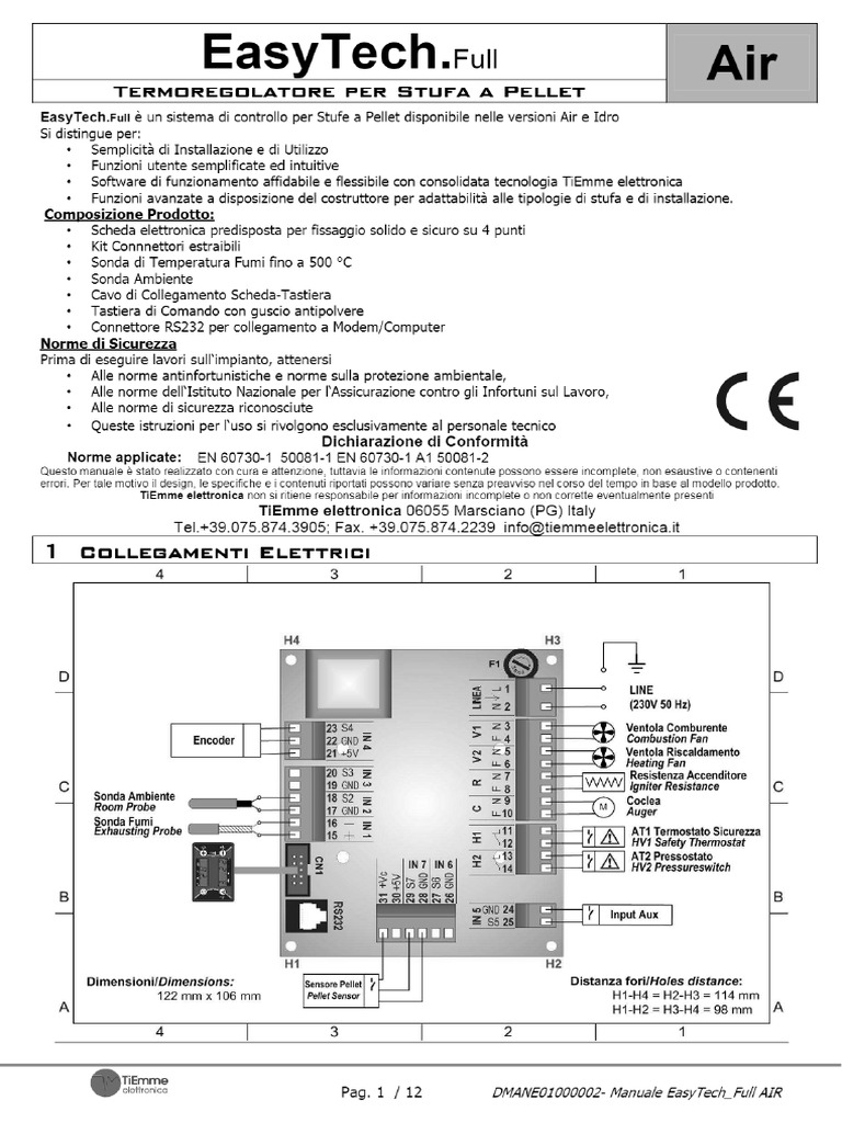AIR Manuale. Nota - TiEmme Elettronica _ Manualzz | PDF