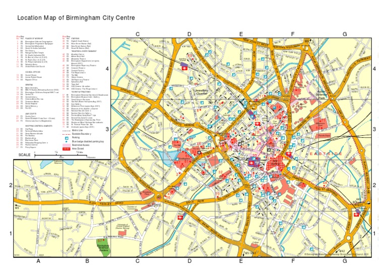 Location Map of Birmingham City Centre | PDF