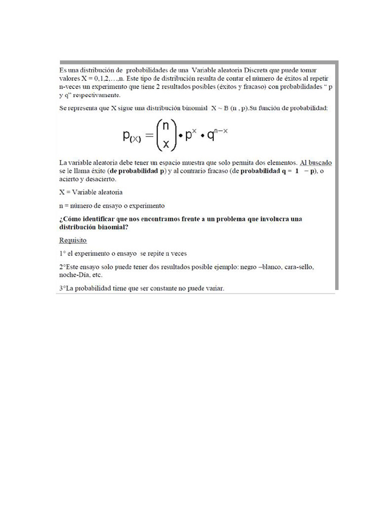 Ejercicios de Distribución Binomial y Poisson | PDF | Probabilidad | Teoría de probabilidad