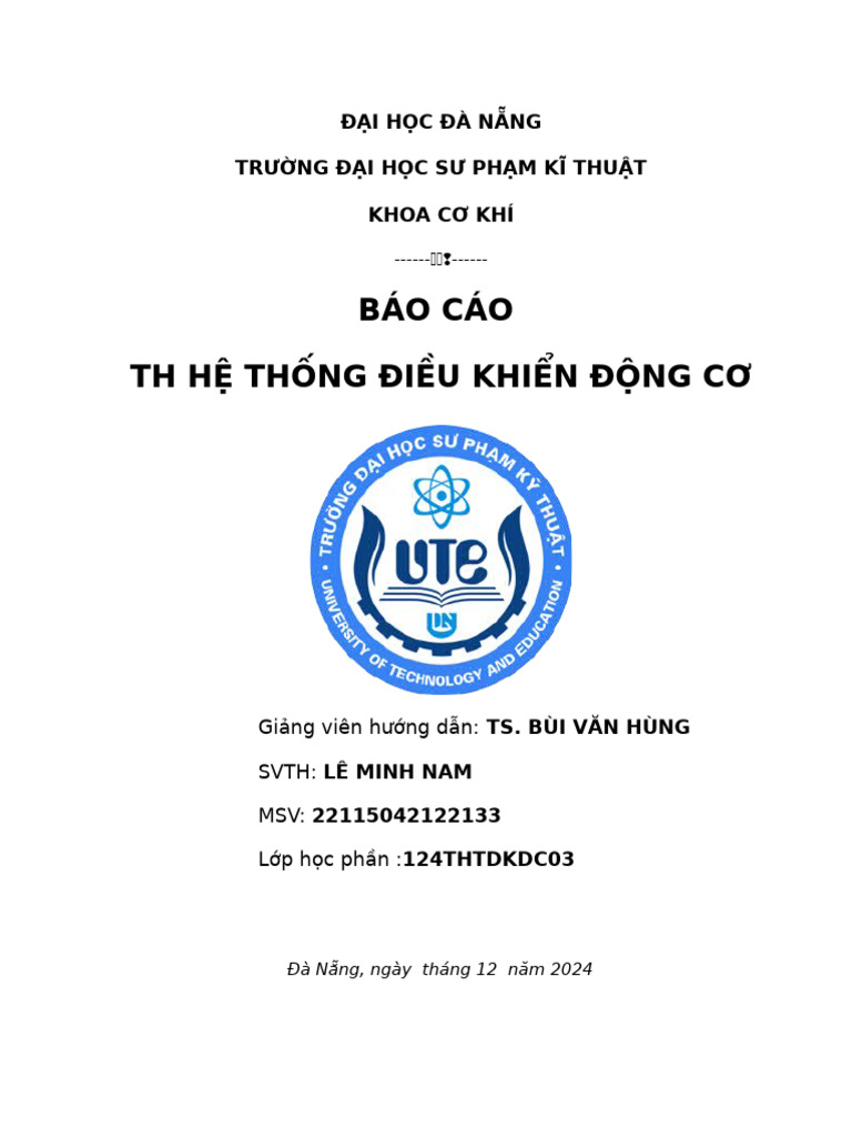 Báo Cáo DKDC | PDF
