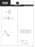 Class 10 Refractive Index Worksheet | PDF | Refraction | Refractive Index
