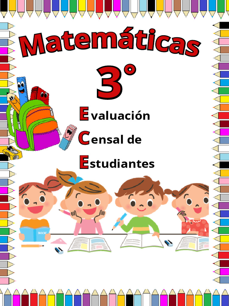Evaluación Tipo ECE matemáticas 3° | PDF | Alimentos