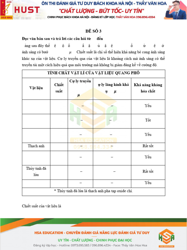 Buoi 13 - Luyện Đề Buổi 2 - Tsa-hs 2 | PDF