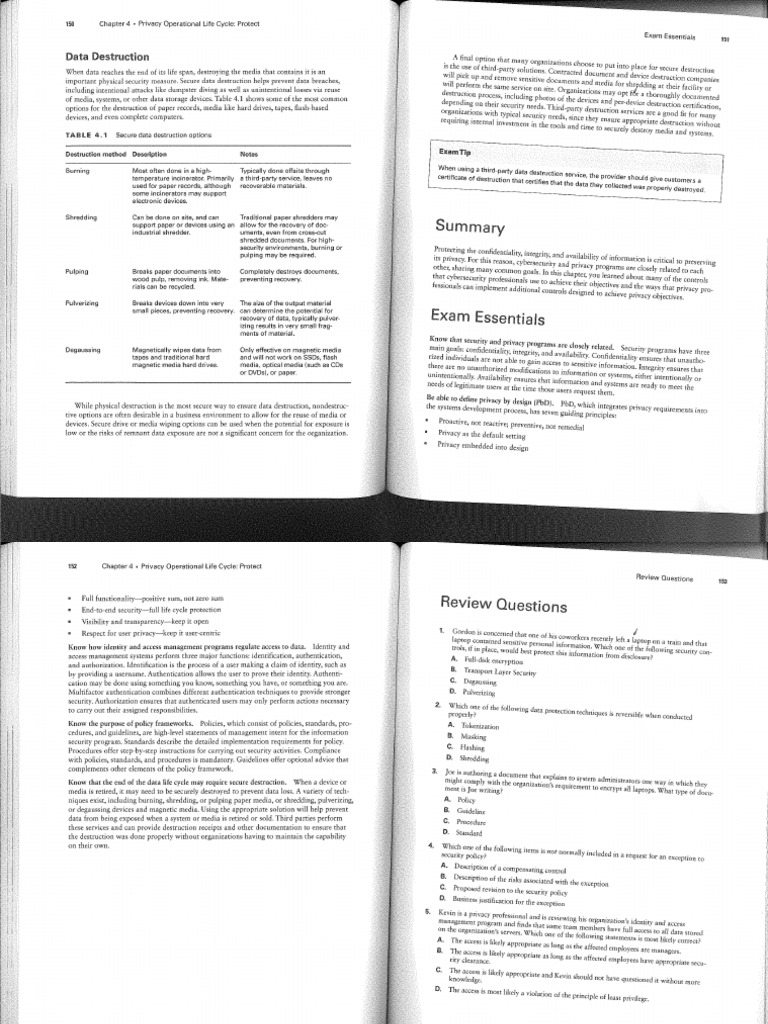 CIPM Book - Part 5 | PDF