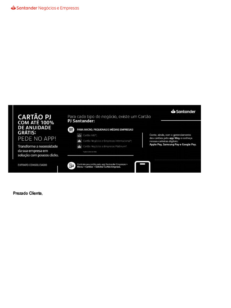 Extrato Financeiro Empresarial Julho 2024 | PDF | Conta de transação ...