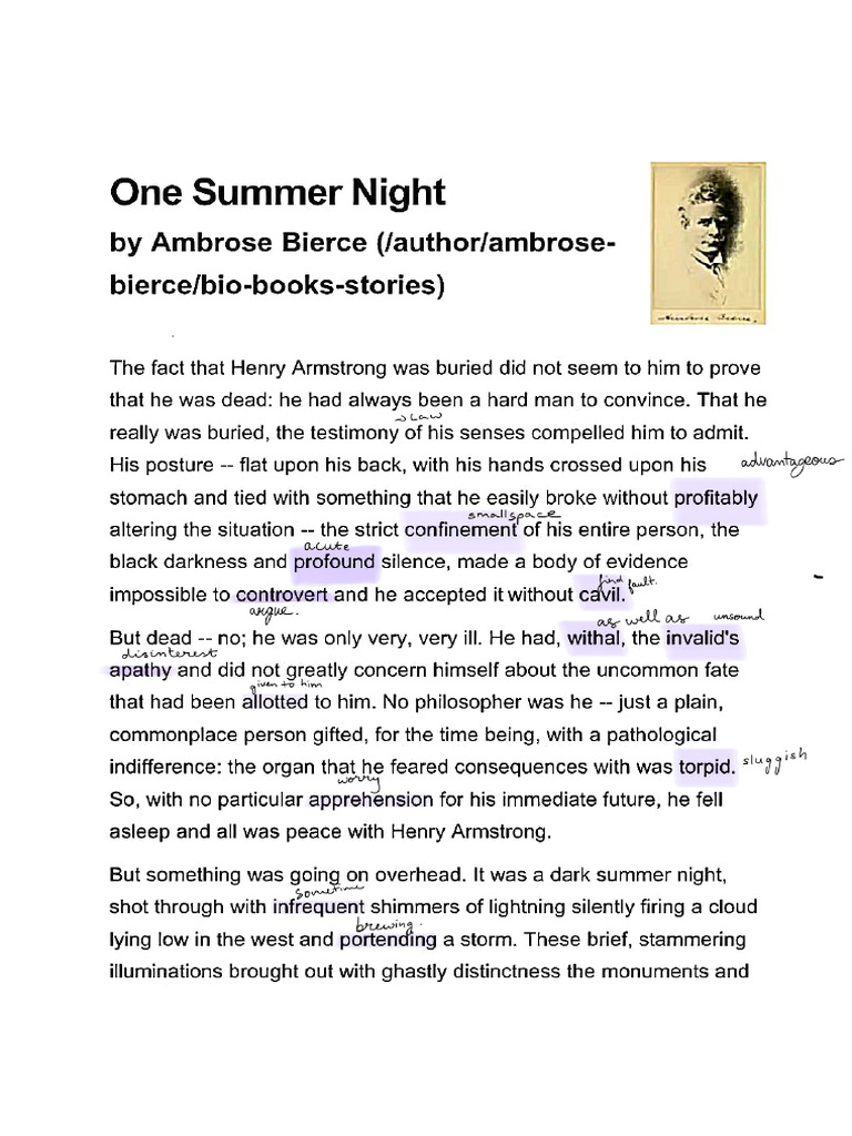 One Summer Night | PDF