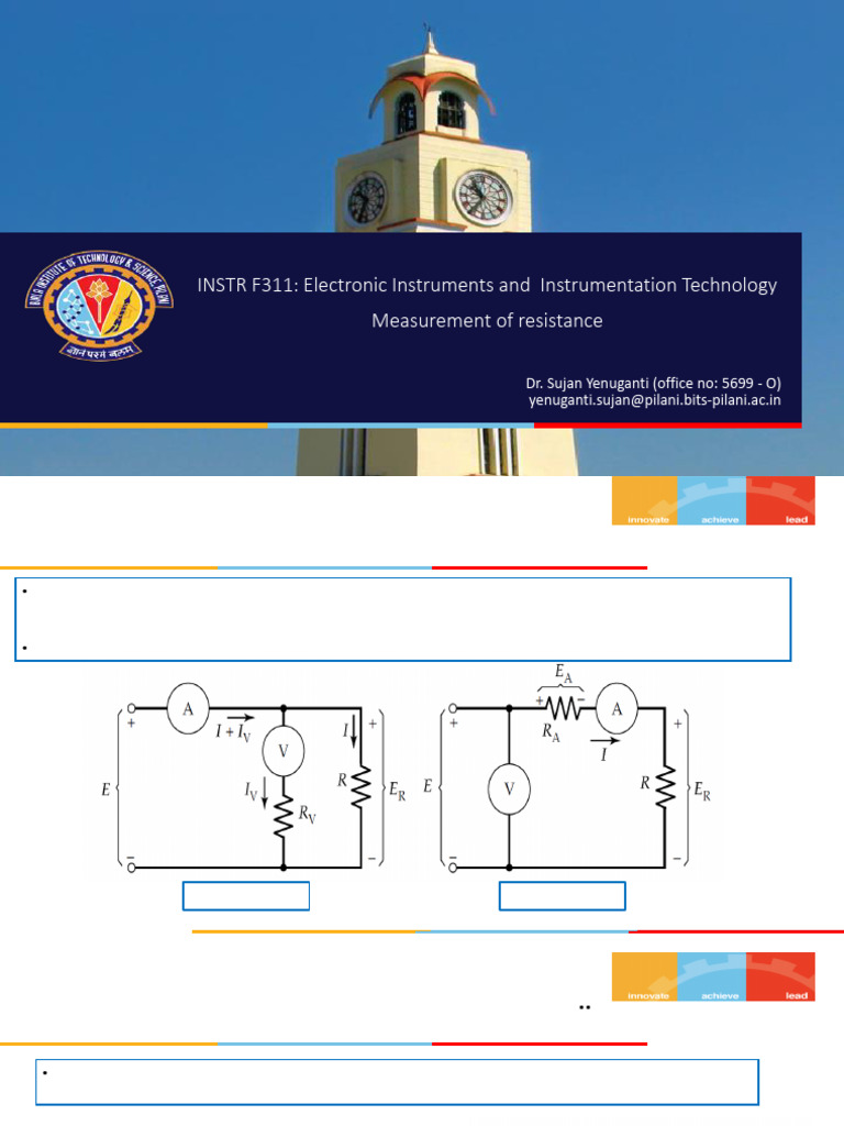 lecture7_part1 | PDF | Electrical Resistance And Conductance | Resistor