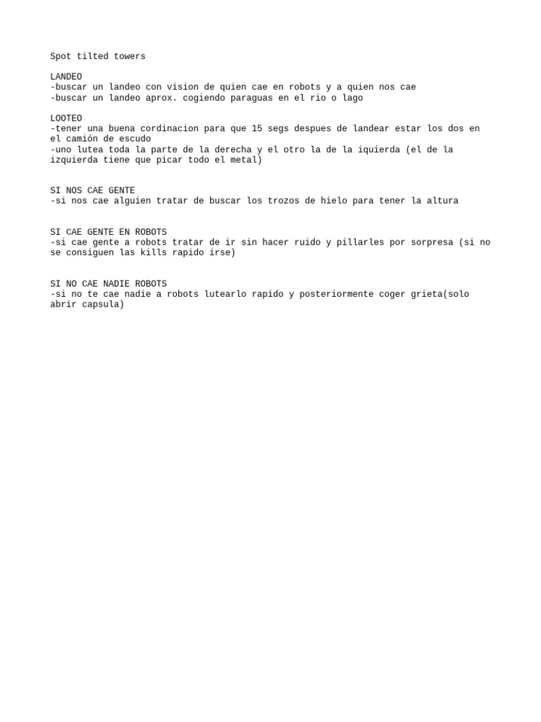 Documento Spot Tilted | PDF