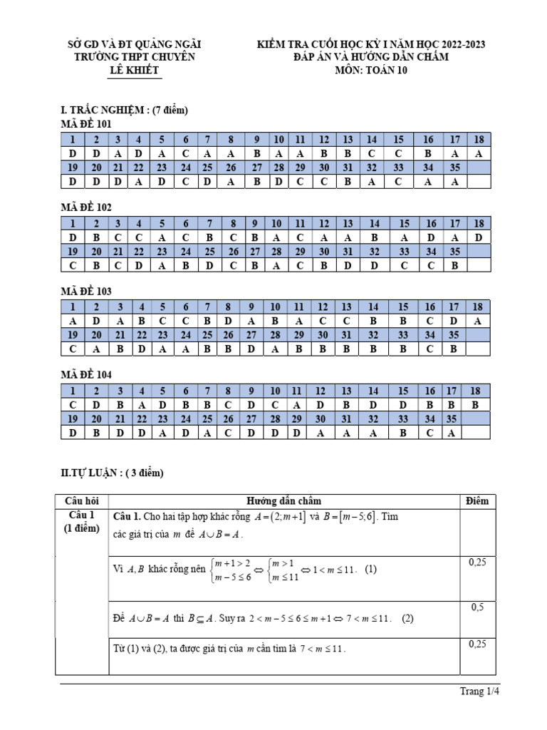 DAP-AN-VA-HUONG-DAN-CHAM-DE-KIEM-TRA-CUOI-KI-I-TOAN-10 (2) | PDF