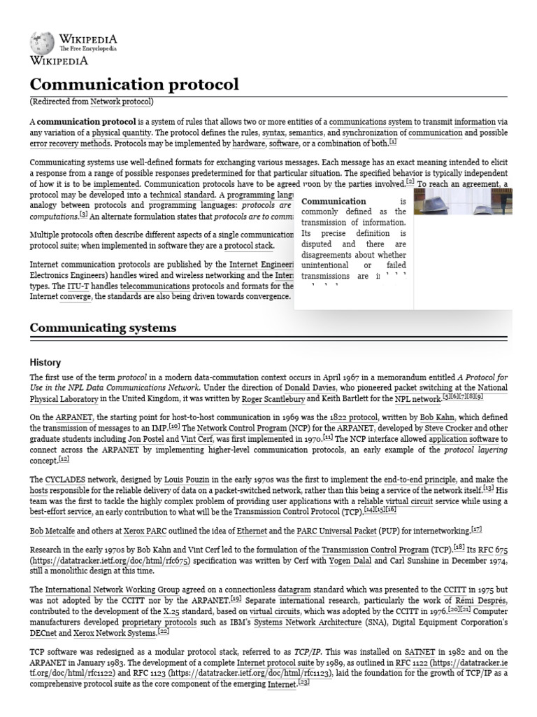 Web Servers-Communication Protocol - Wikipedia | PDF | Internet ...