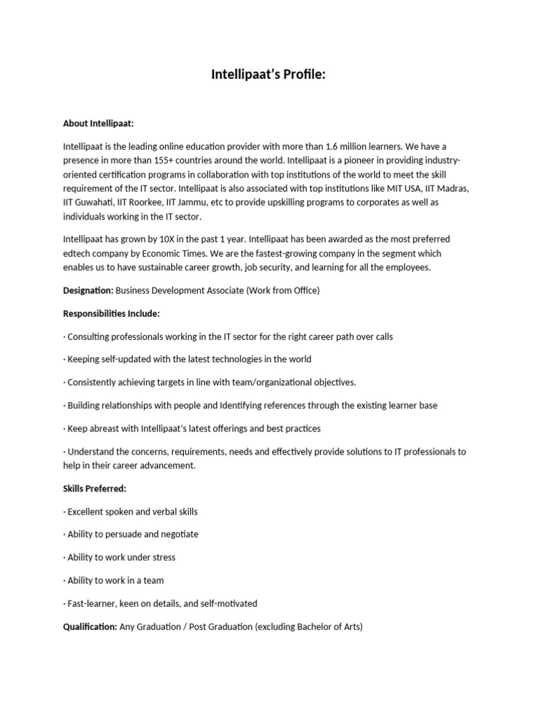 About Intellipaat | PDF