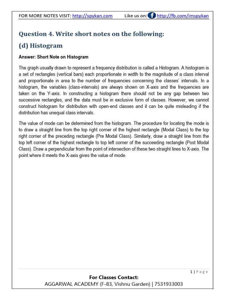 MCO-03 - Q4d | PDF | Histogram | Mode (Statistics)