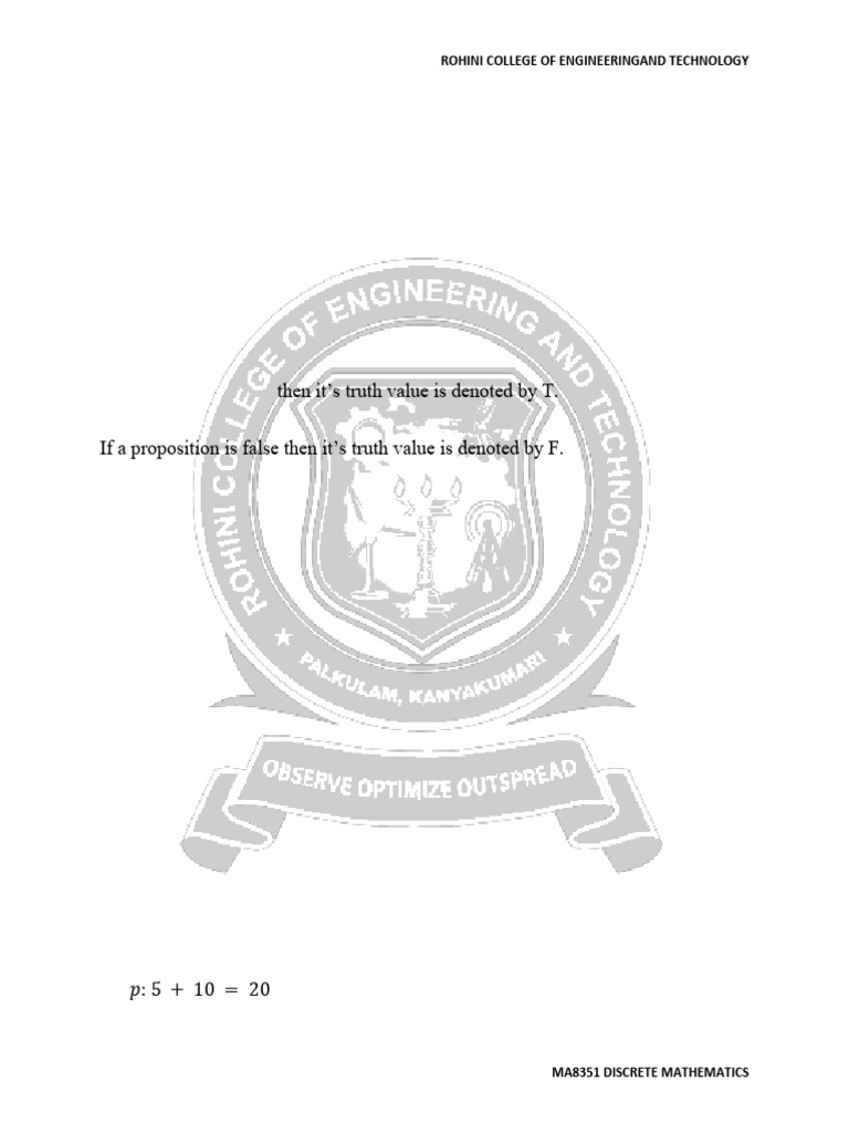 Maths | PDF | If And Only If | Syntax (Logic)