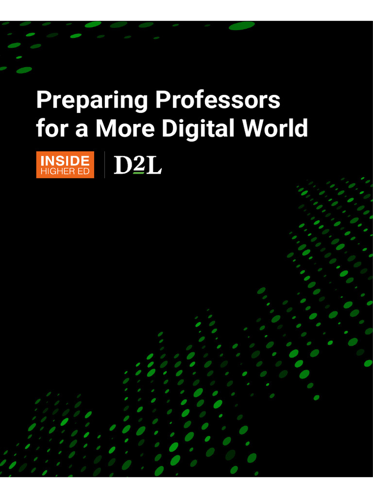 IHE_Booklet_Preparing-Professors-for-a-More-Digital-World | PDF | Textbook