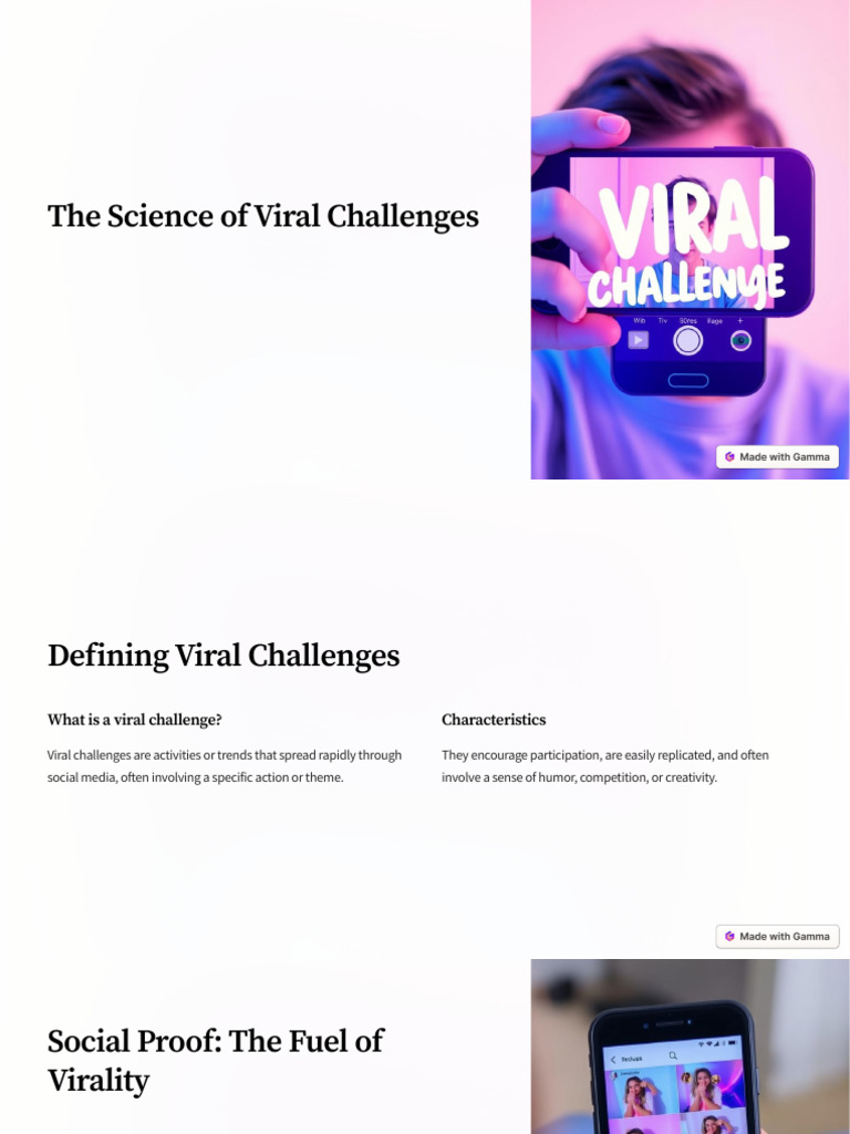 The Science of Viral Challenges | PDF | Social Media | Popular Culture ...