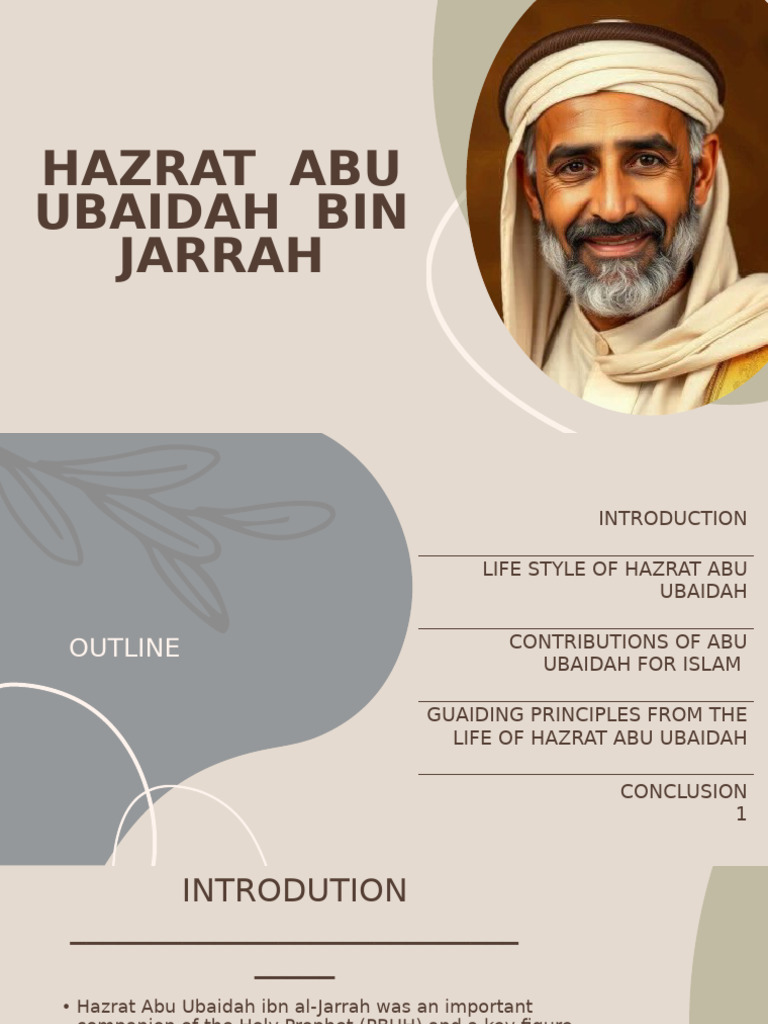 Hazrat Abu Ubaidah Bin Jarrah | PDF | Muhammad | Ummah