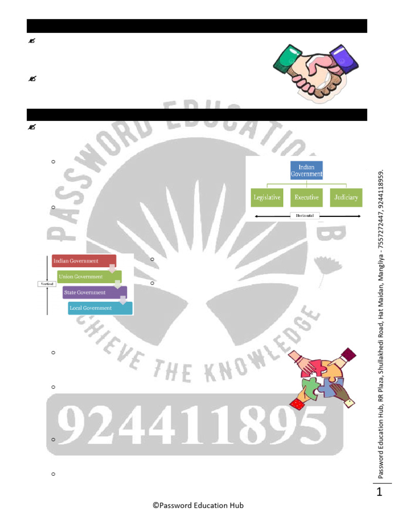 Chapter 1 - Power Sharing | PDF | Sri Lanka | Separation Of Powers