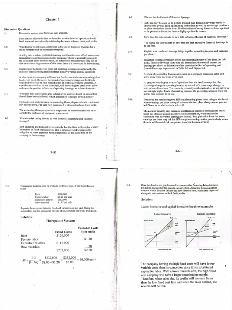 Finance Ch-5 Solve | PDF