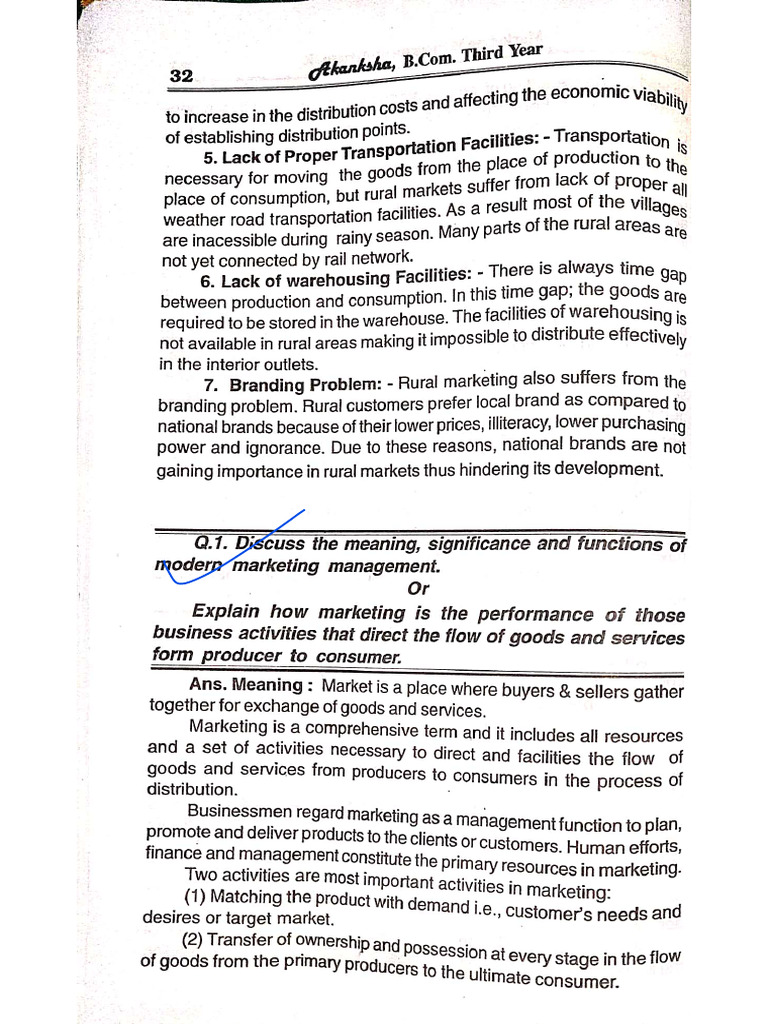 Marketing Bcom Iii Series Ak | PDF