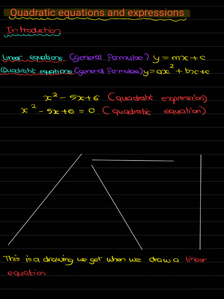 Chapter 4 Quadratic Equations and Expressions | PDF