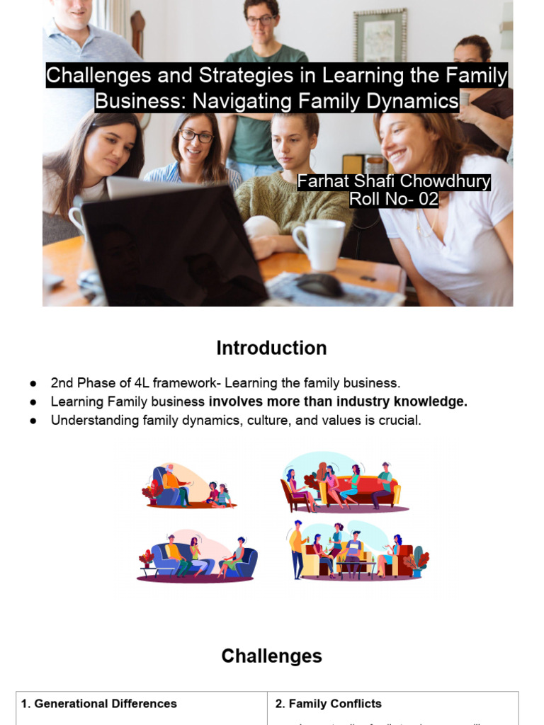 Challenges and Strategies in Learning The Family Business - Navigating ...
