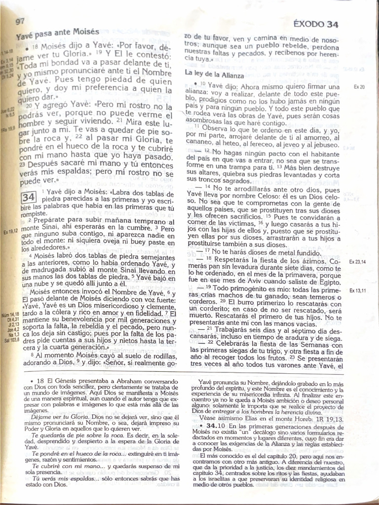 Yavé Pasa Ante Moisés | PDF