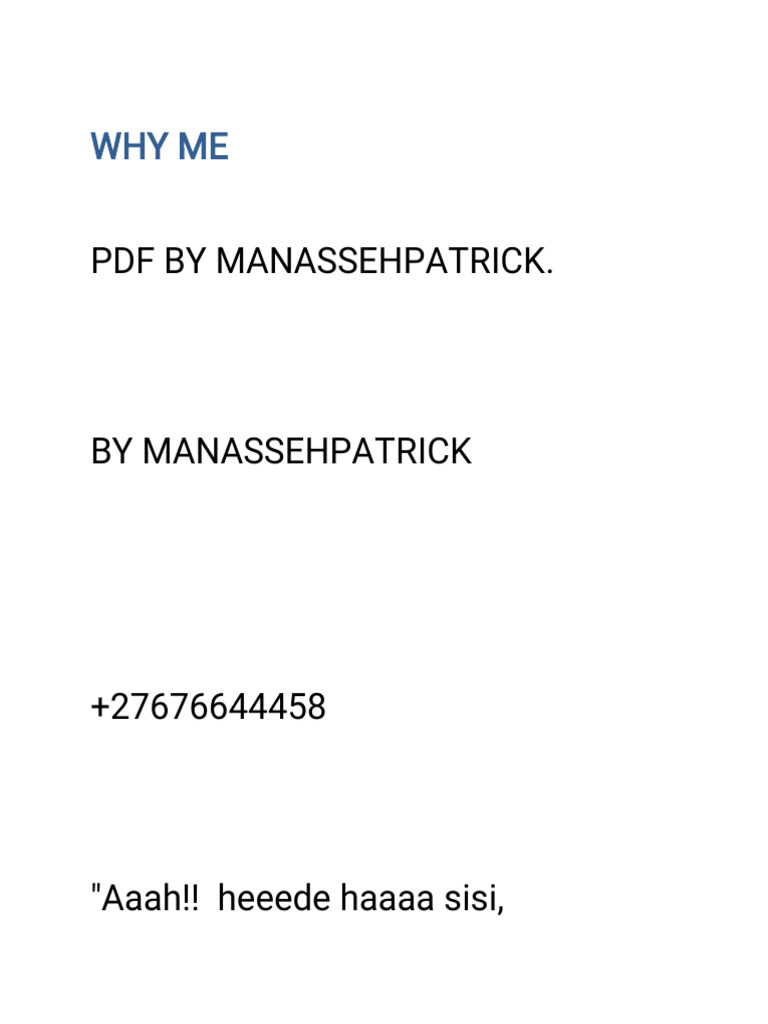 WHY_ME-(ss1) | PDF