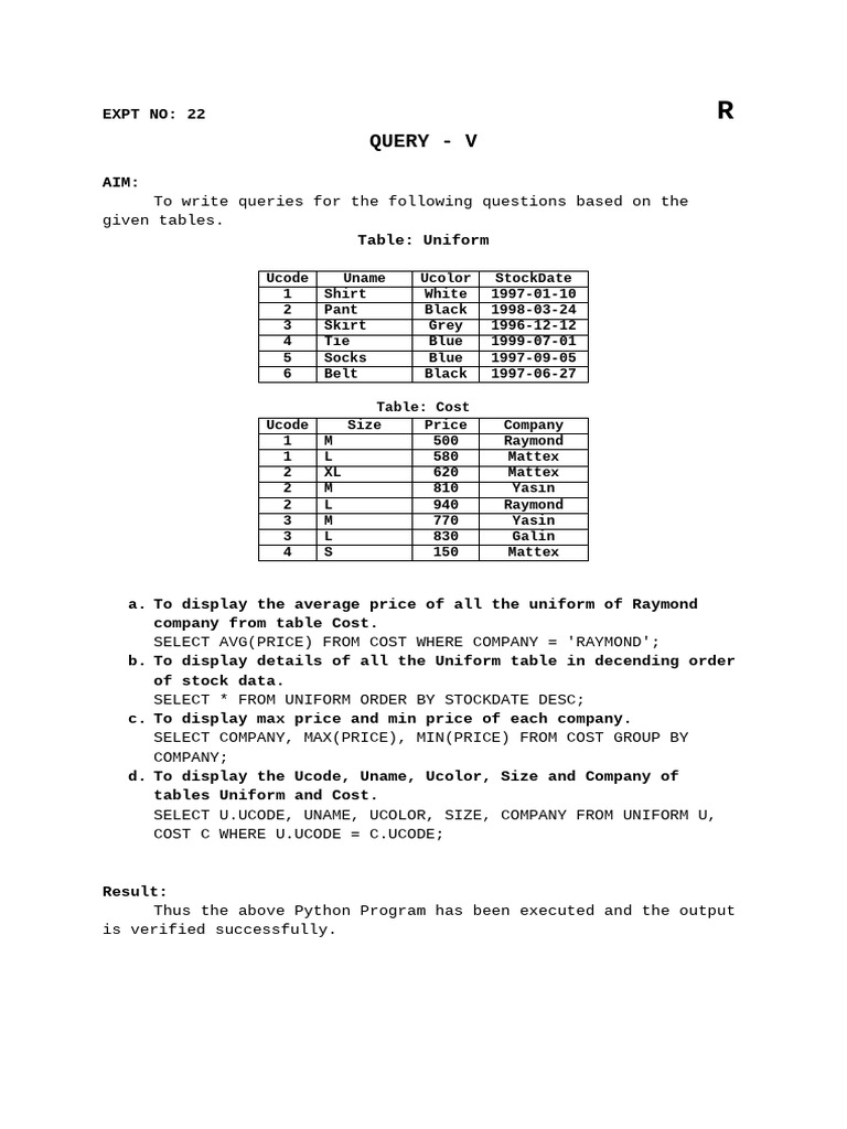 LabManual(22) | PDF | Dress Codes | Clothing