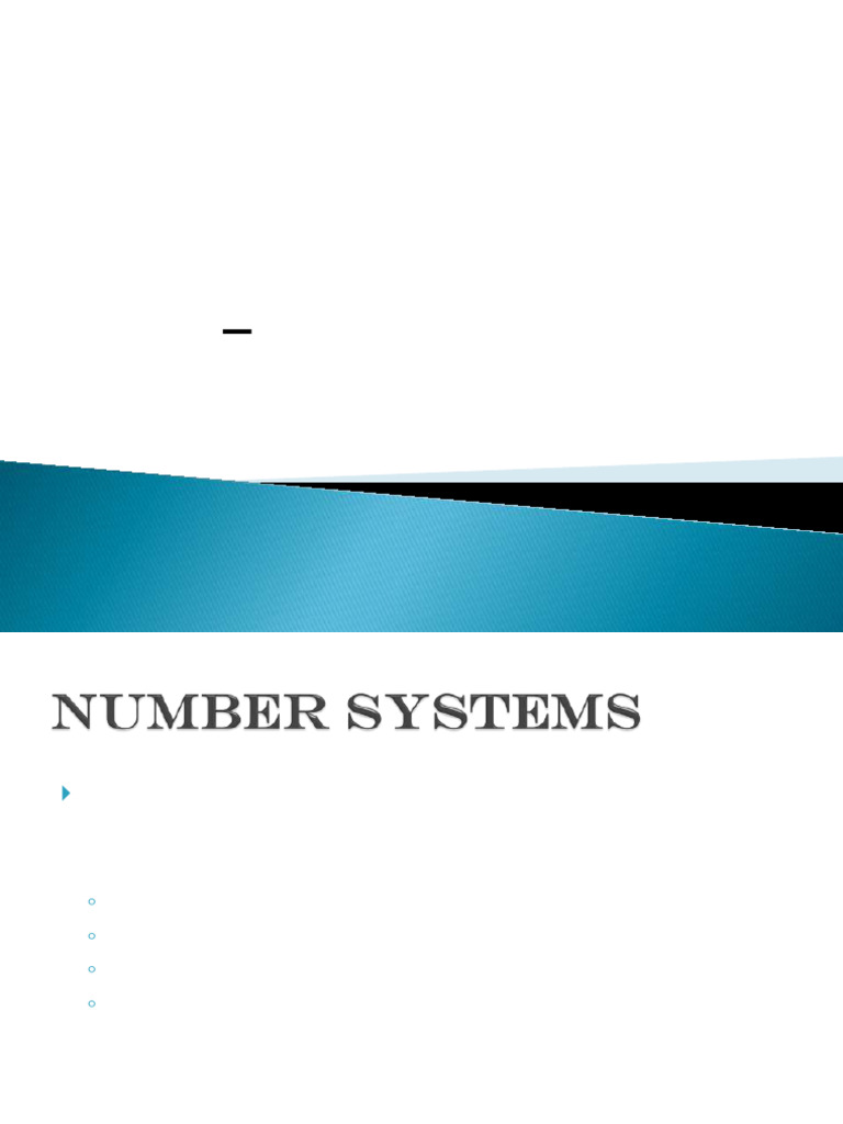 DLD - 1.ii.b - Number System Conversion Conti.. | PDF | Elementary ...