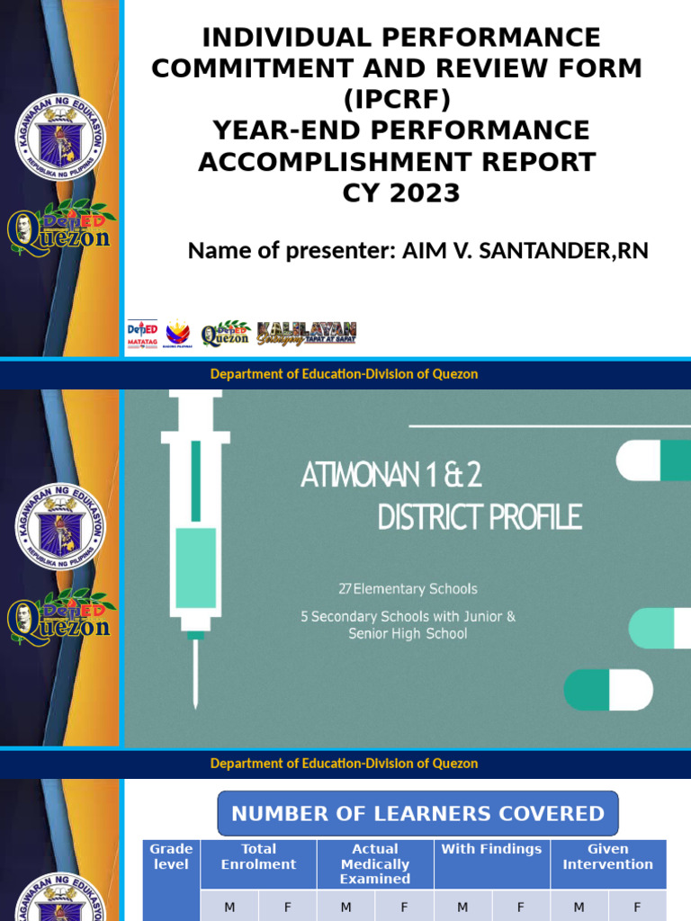 Ipcrf-Movs PPT Aim v. Santander 2023 | PDF | Education Theory | Schools