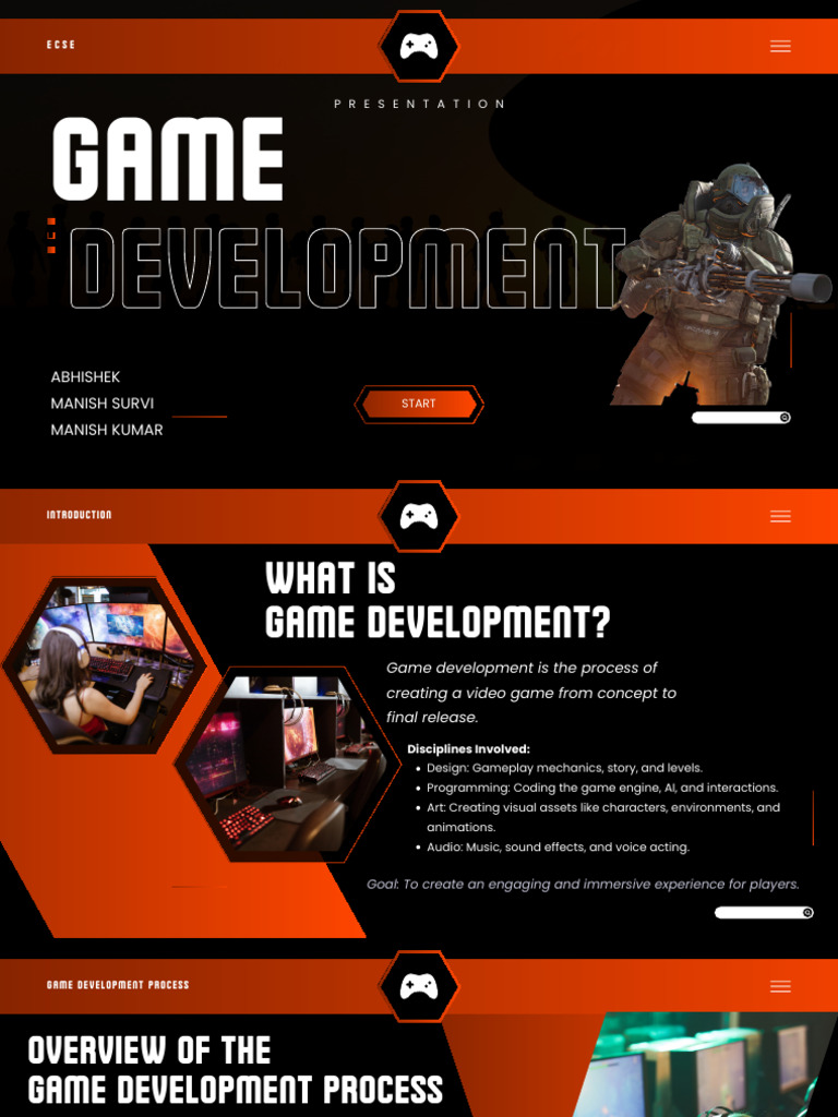 Ecse Presentation | PDF | Video Game Development | 3 D Computer Graphics