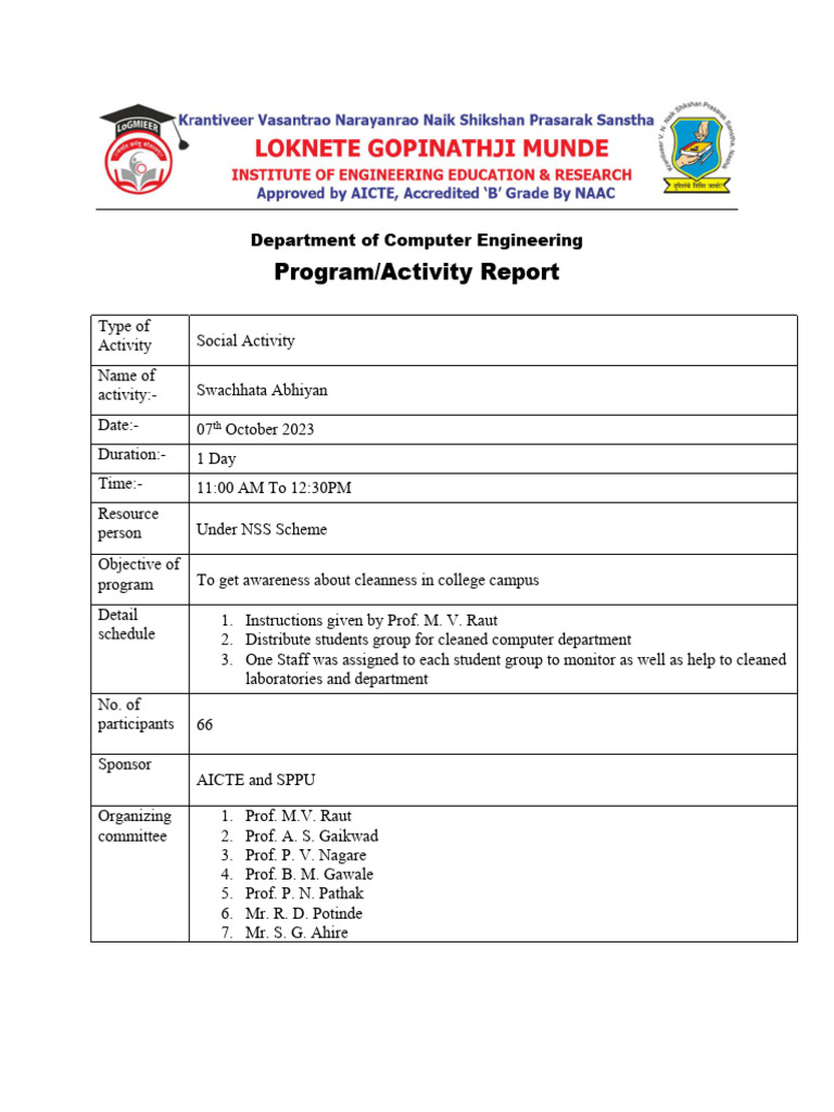 Swachata Abhiyan | PDF