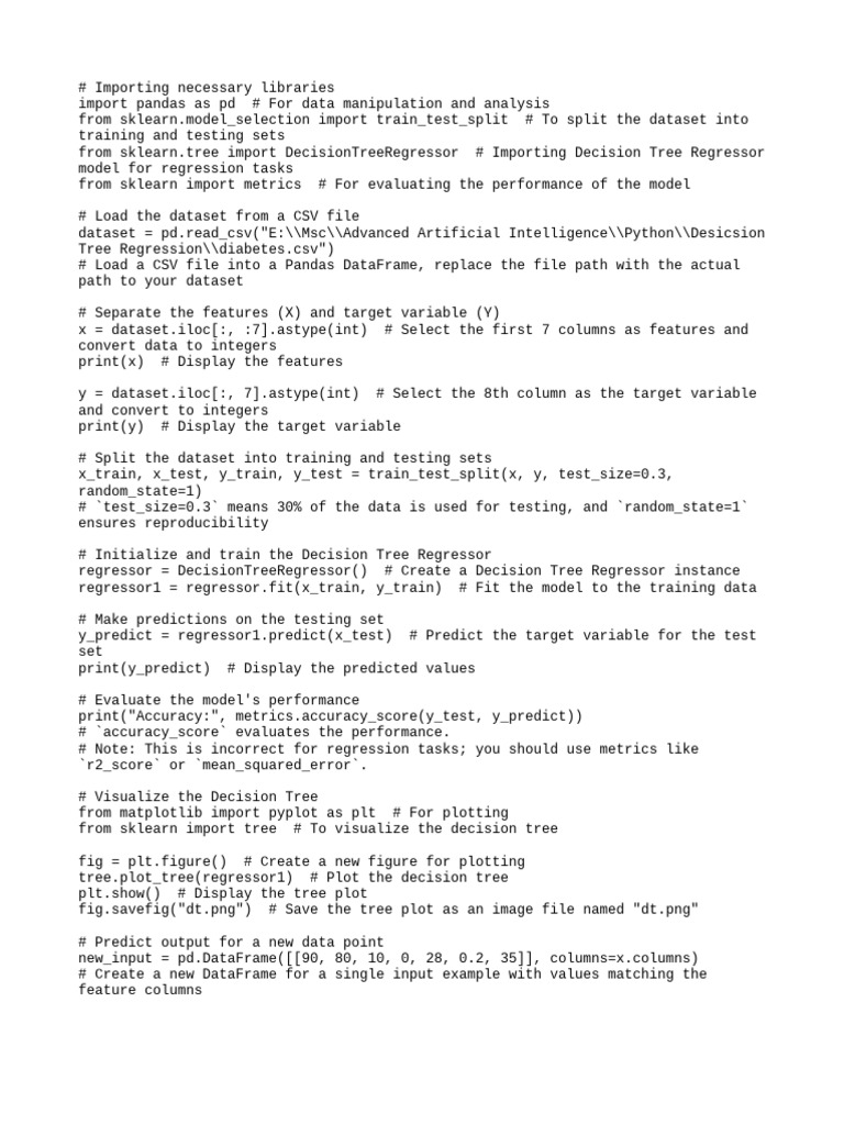 DT_R | PDF | Dependent And Independent Variables | Computer Programming