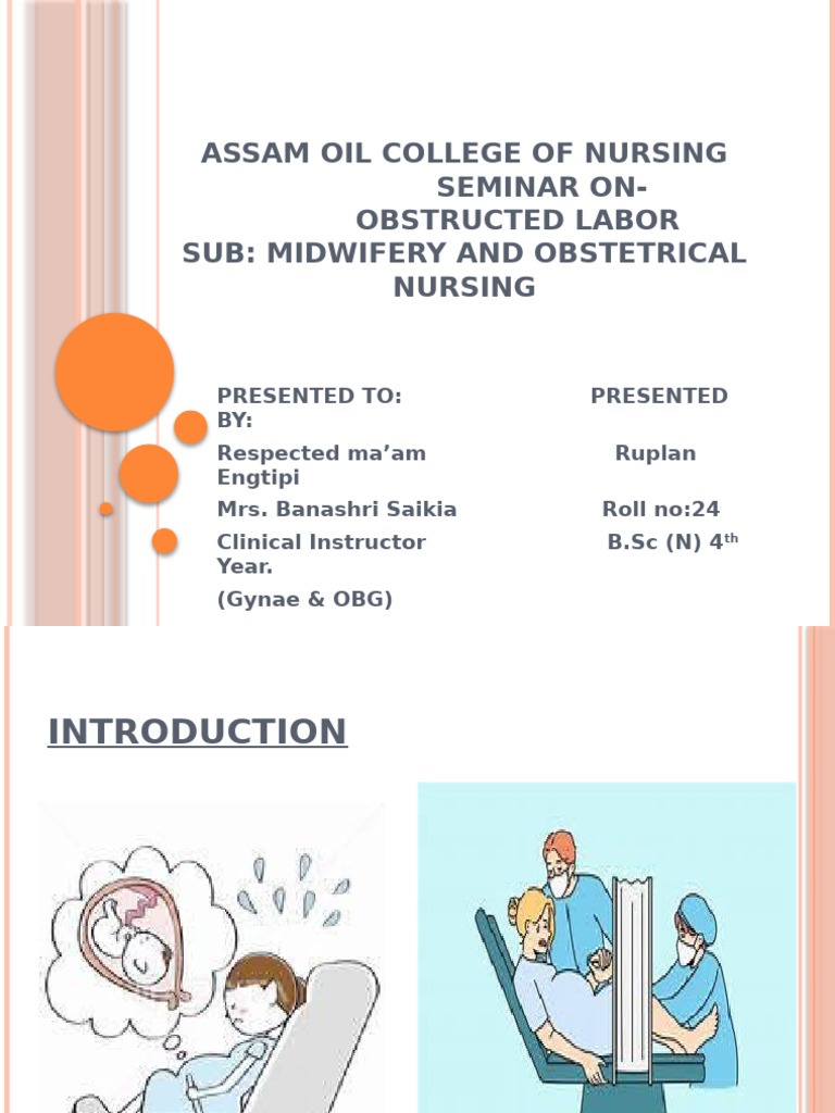 Obg Seminar-Obstructed Labor | PDF | Childbirth | Uterus