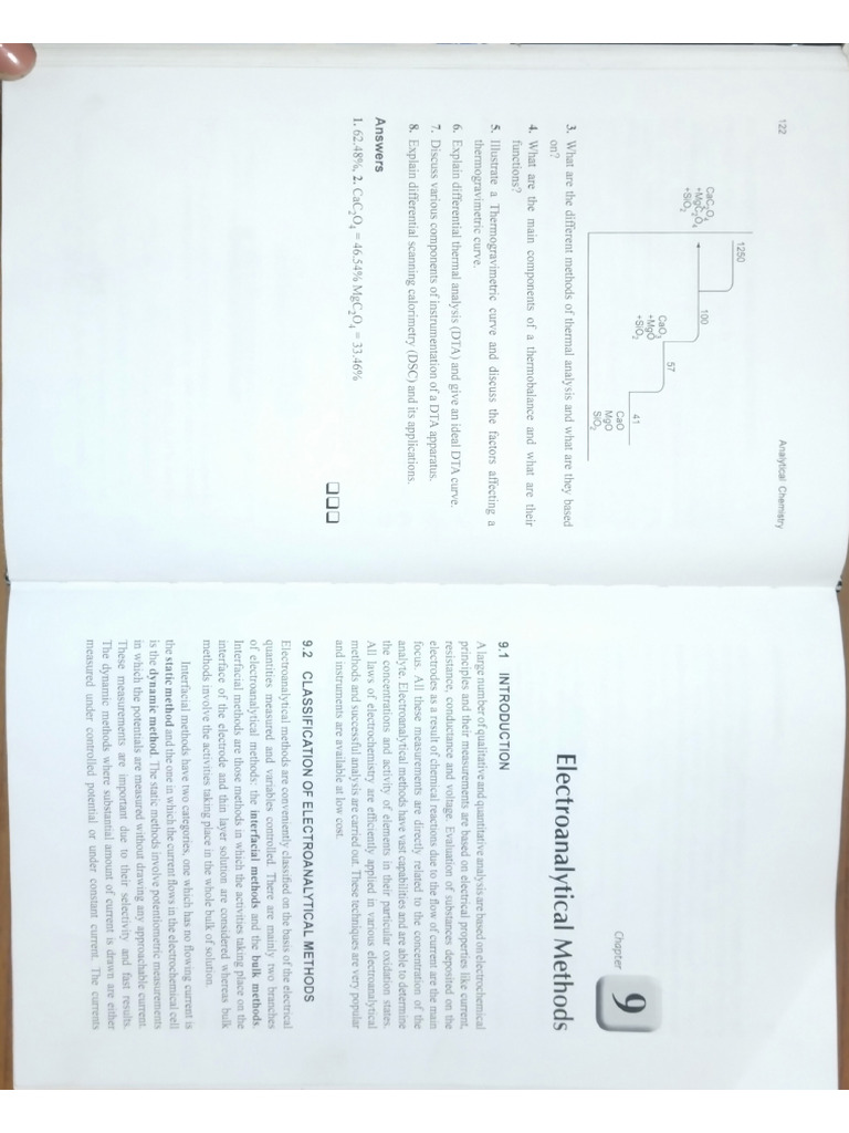 Anylatical Chemistry (SECTION - B) | PDF