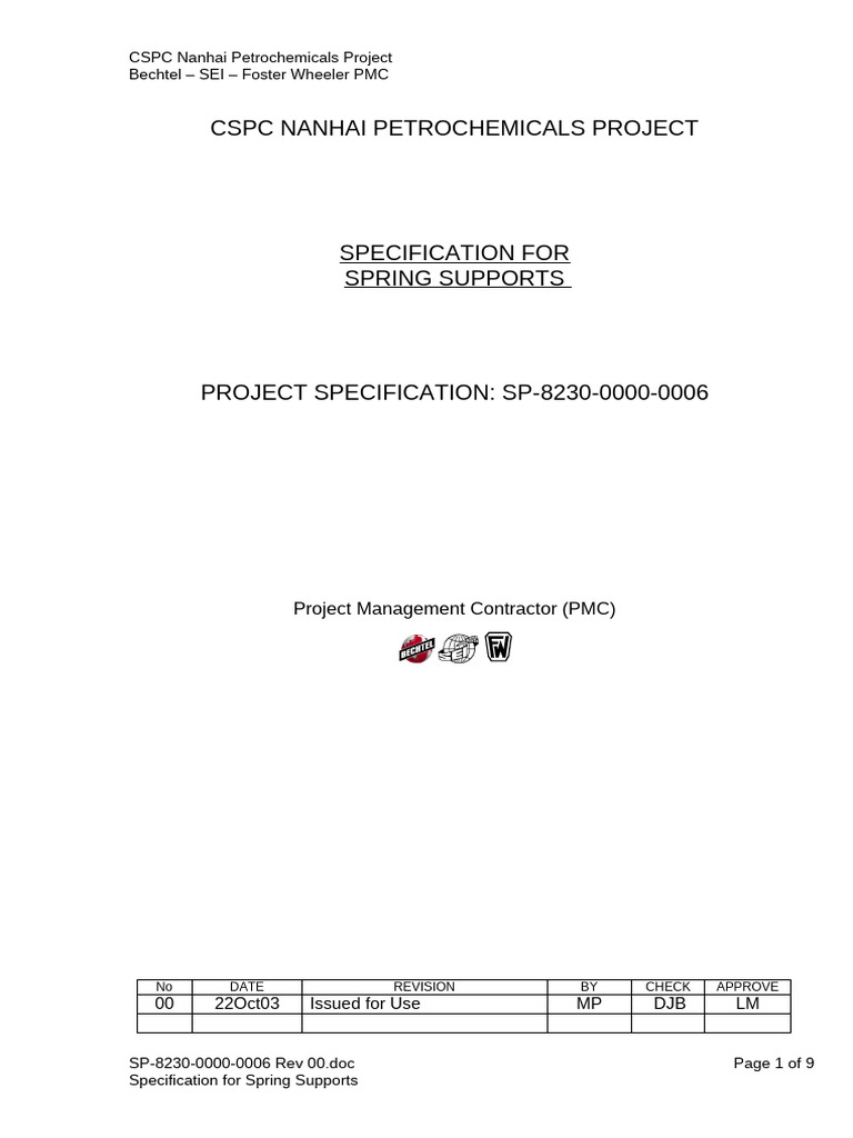 SP-8230-0000-0006 | PDF | Pipe (Fluid Conveyance) | Specification ...
