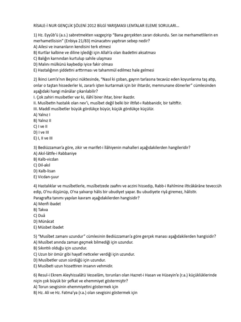 RİSALE | PDF